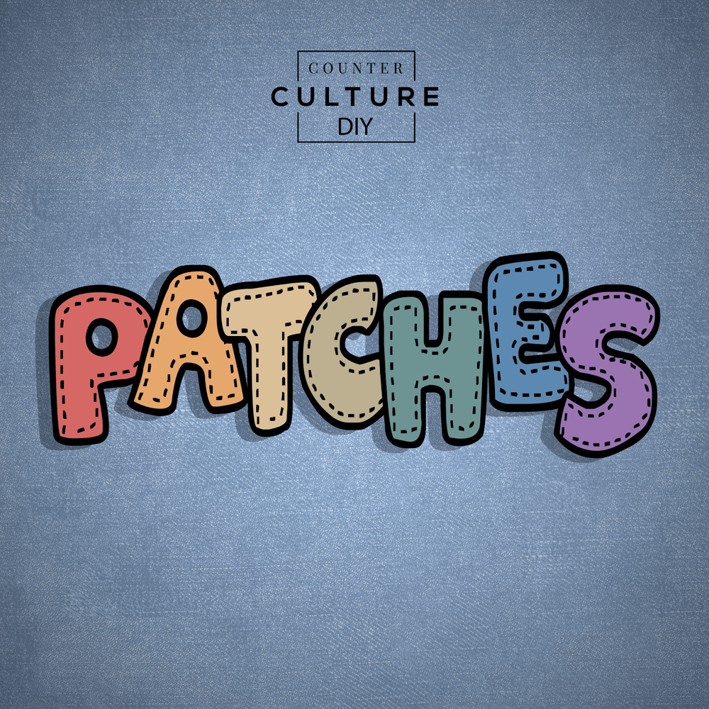 Chenille and Sequin Patches – Counter Culture DIY
